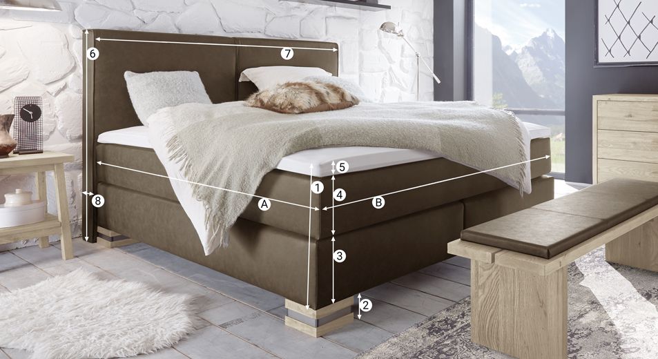 Boxspringbett-Konfigurator – Traumbett gestalten