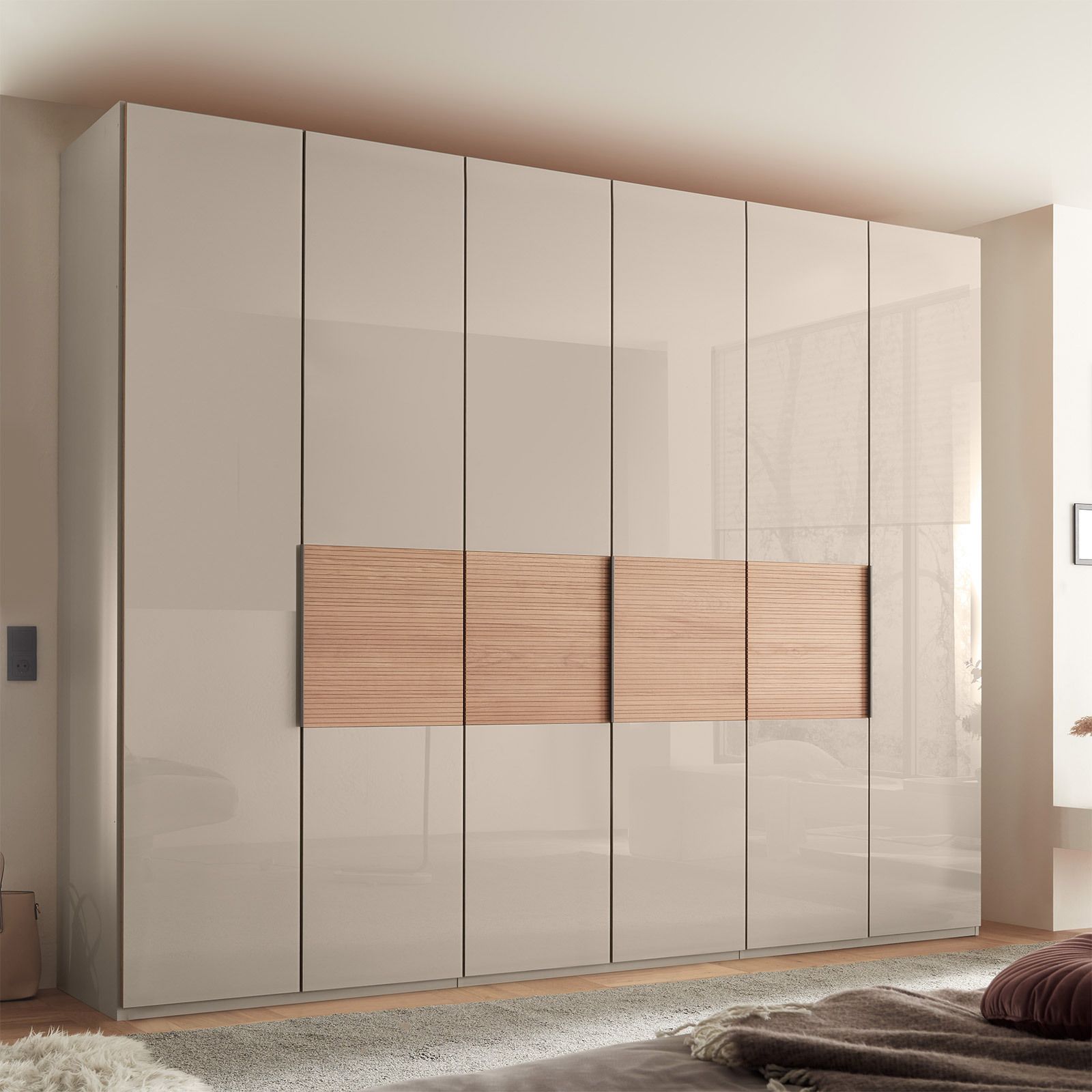 Drehtüren-Kleiderschrank Selunara