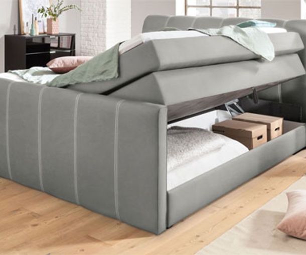 Boxspringbetten mit Bettkasten für extra Stauraum